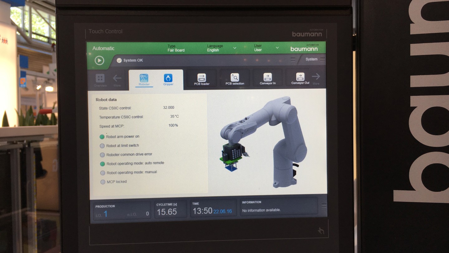 HMI Project | Baumann on the automatica 2016