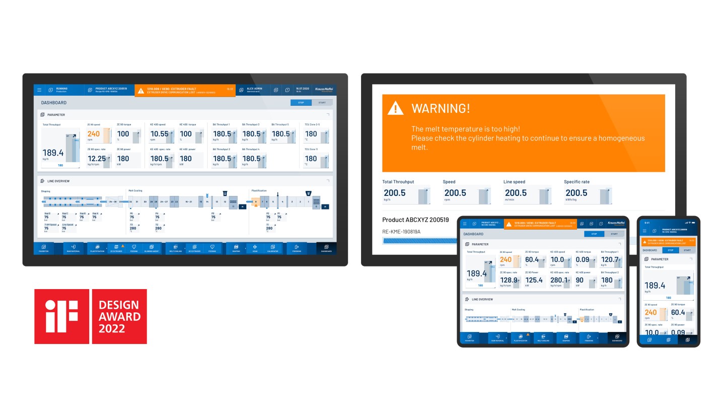 iF DESIGN AWARD 2022 for Pioneer Process Control | HMI Project