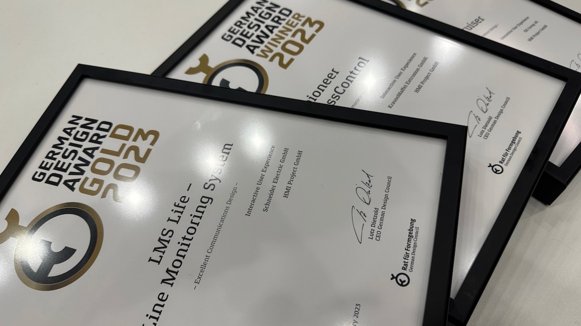 HMI Project Win the Triple at the German Design Award | HMI Project
