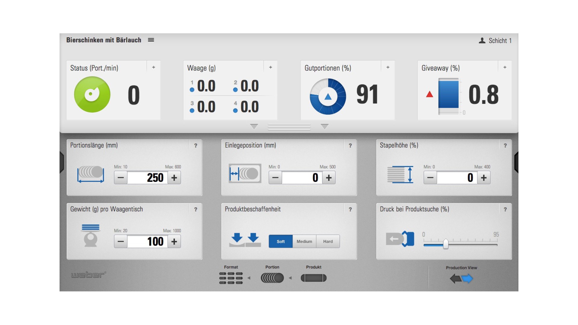 HMI Project | Weber Maschinenbau - User Interface Design for High End ...